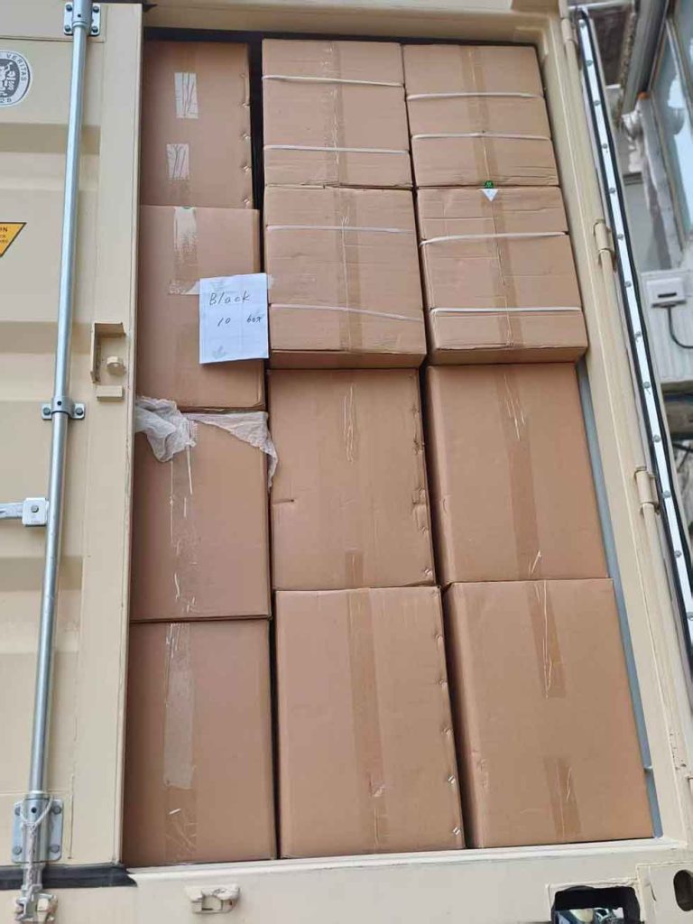 Successful Shipment of 20ft Container Nylon Hairnets to North America ...